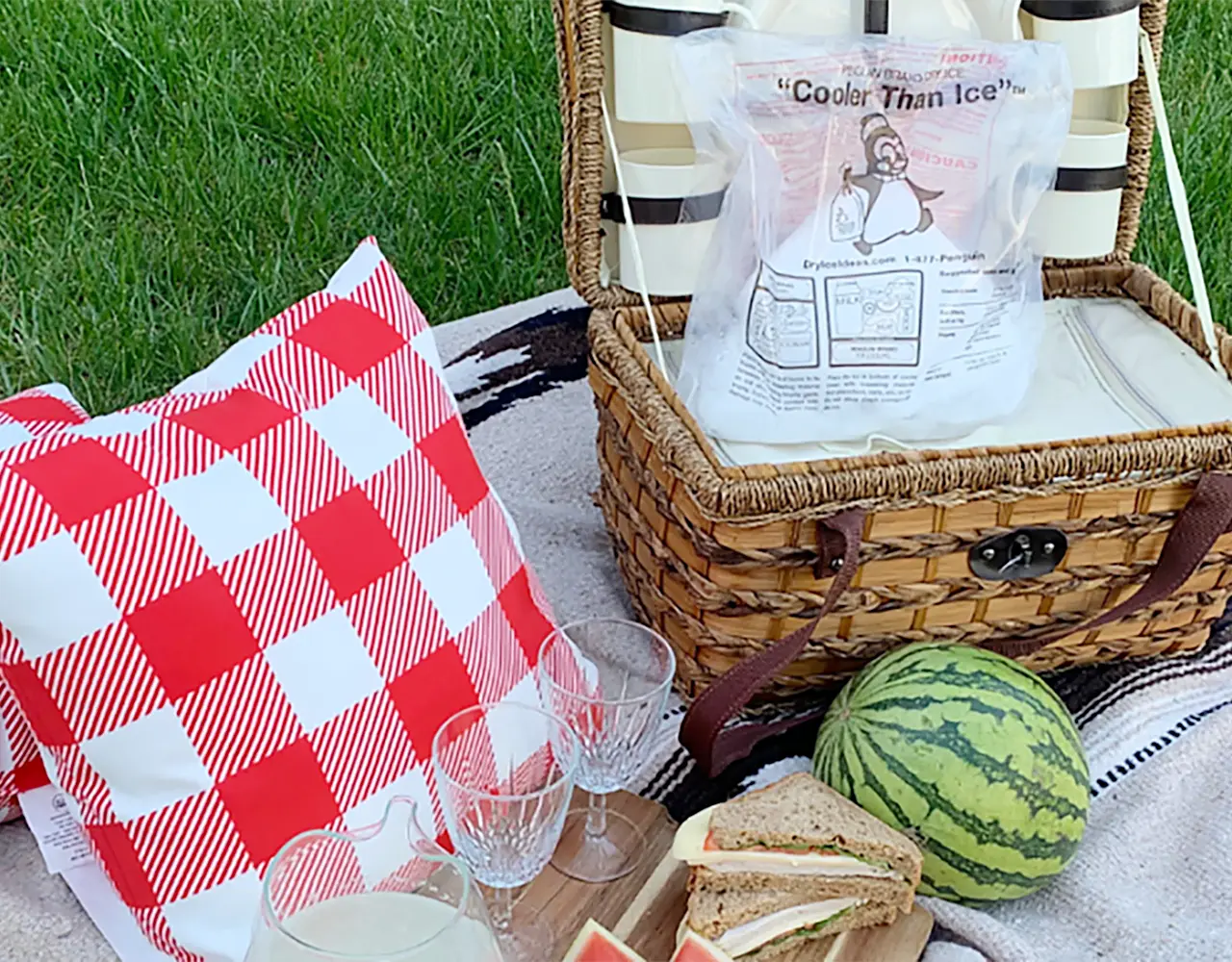 How to pack a picnic basket with dry ice - Penguin Brand Dry Ice®